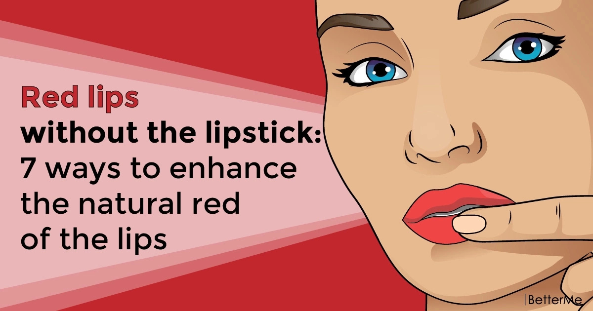 How To Get Natural Red Lips Without Makeup | Saubhaya Makeup