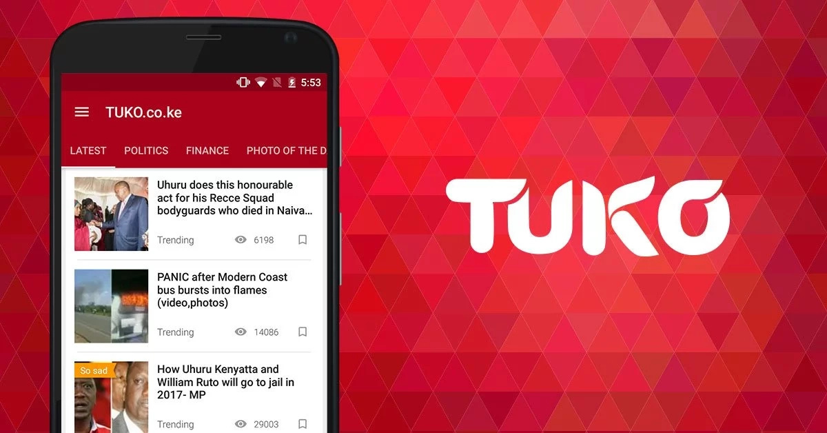 TUKO.co.ke outshines 'Daily Nation' and 'Standard' as most popular news ...