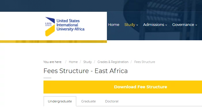 USIU Kenya courses and fees 2018 Tuko.co.ke