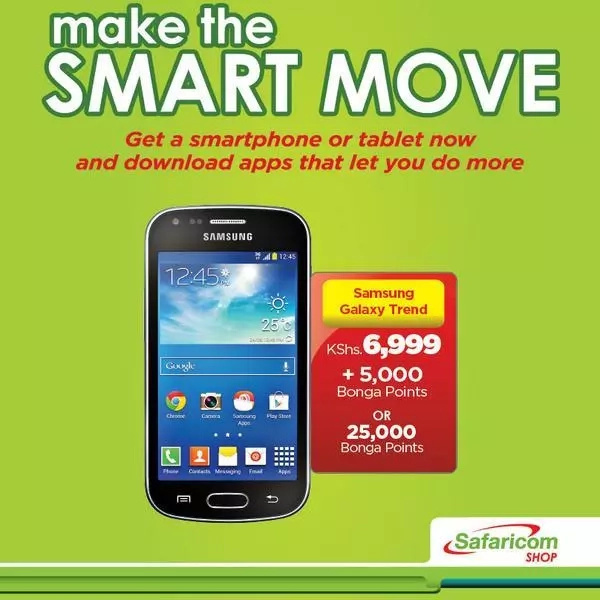 Safaricom Bonga points: phones on offer Tuko.co.ke
